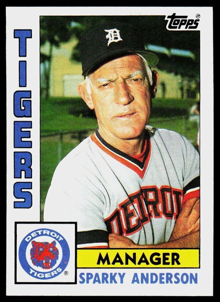 Remembering the History Making 1984 Detroit Tigers Via Baseball Cards