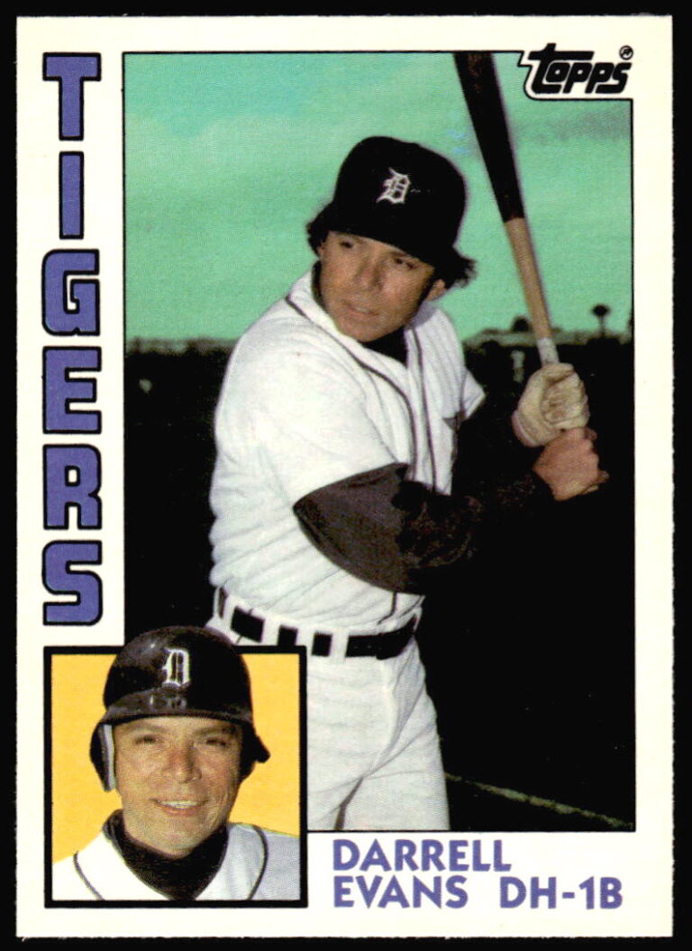 Remembering the History Making 1984 Detroit Tigers Via Baseball Cards