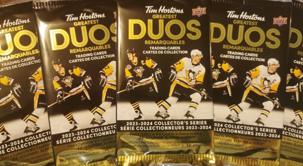 Tim Hortons Greatest Duos Hockey Card Promotion Packs 'Em In