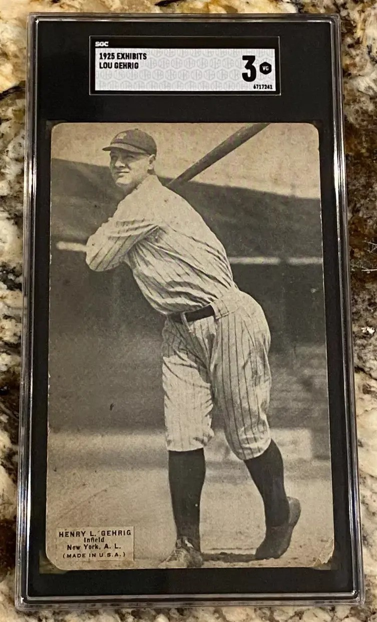 1925 Gehrig Rookie Headlines Eclectic Mix in eBay Marquee Auction