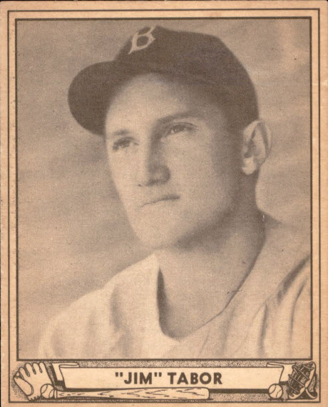 Baseball Cards Chronicle the Career of Jim Tabor, Mr. 4th of July