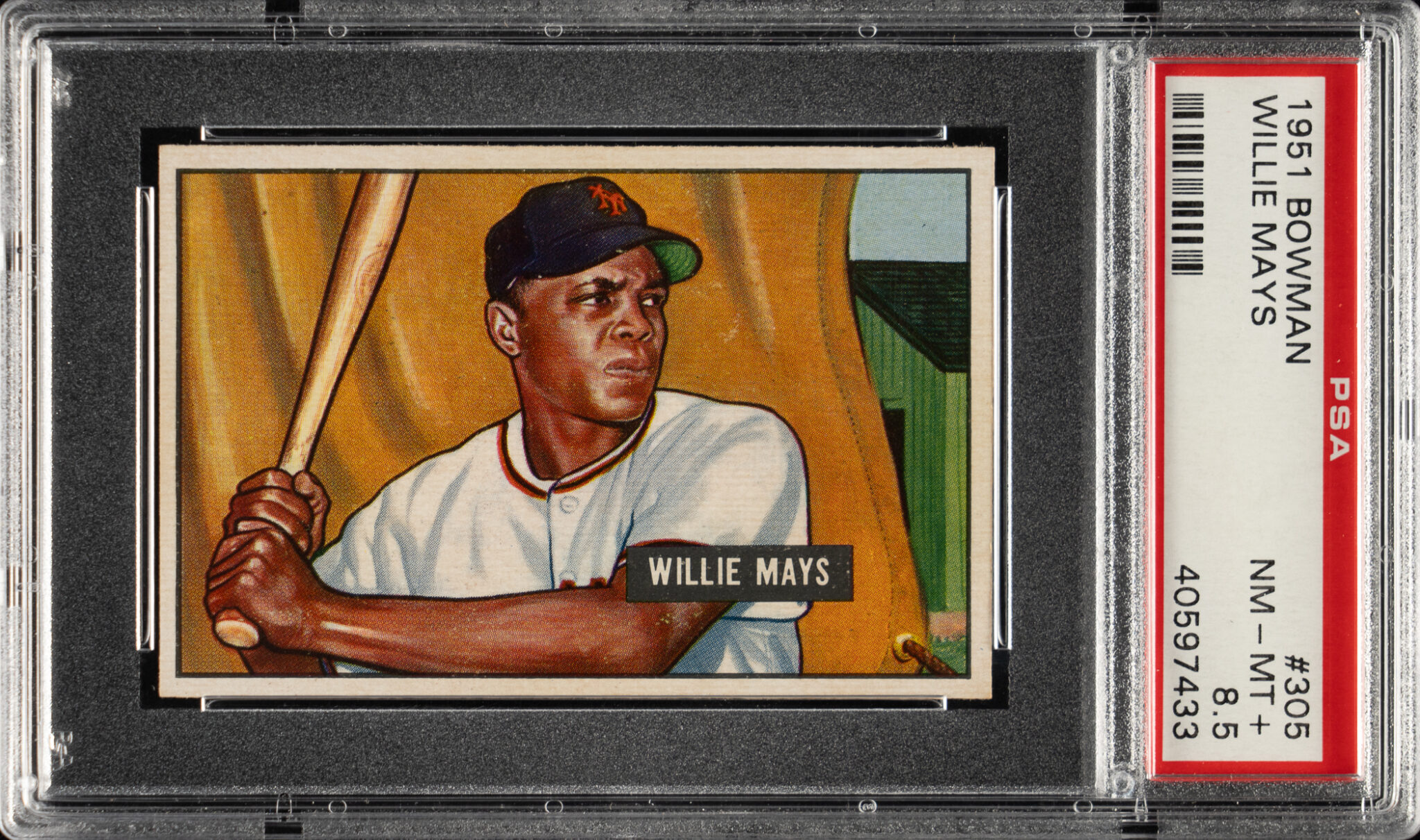 Willie Mays Rookie Card Sells for Record $390,935