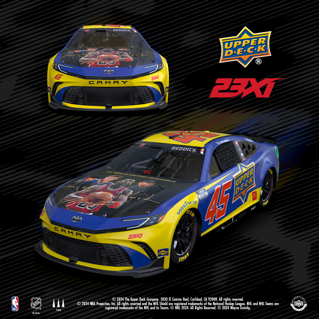 Upper Deck Signs Deal with Michael Jordan's 23XI Race Team