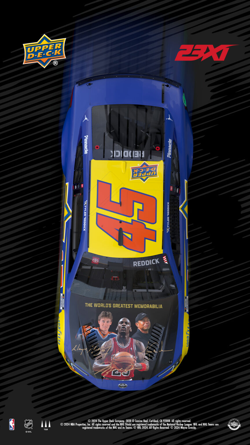 Upper Deck Signs Deal with Michael Jordan's 23XI Race Team