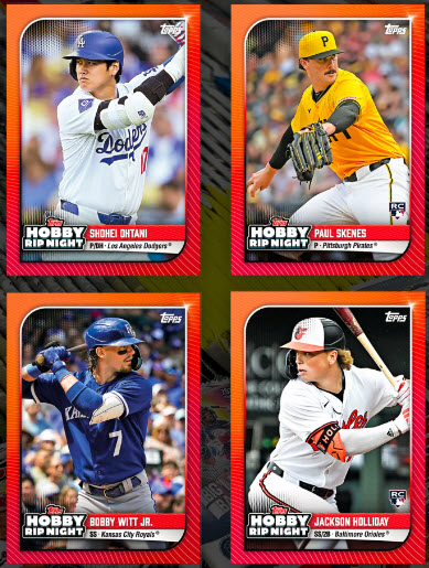 Latest Topps Hobby Rip Night Set for Saturday