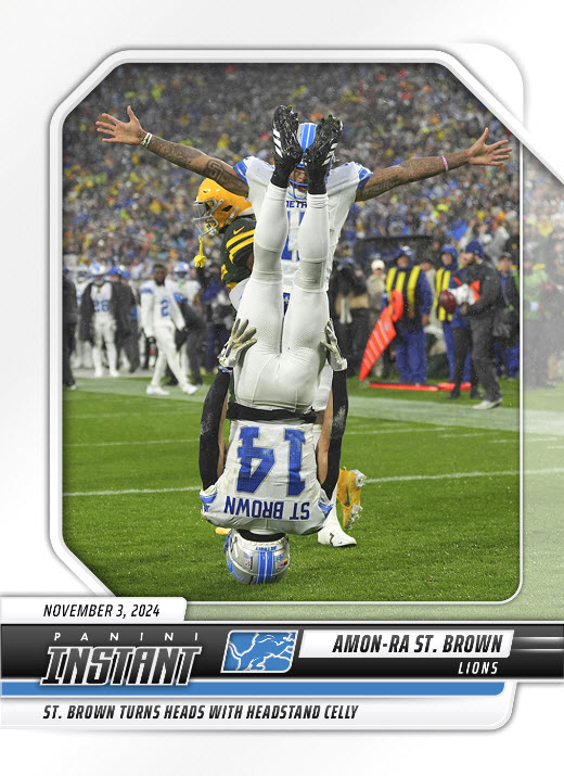 3 Crazy NFL Plays from Week 9 Captured on Football Cards