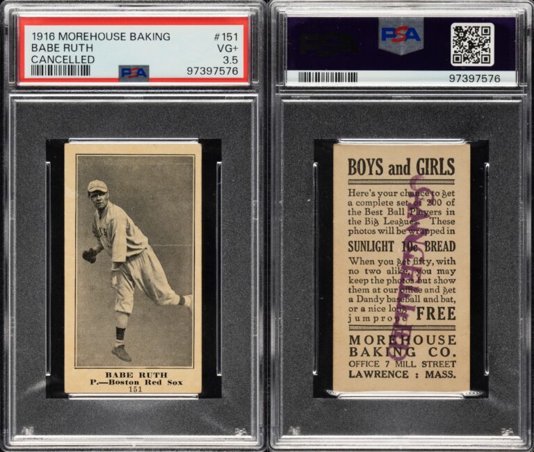 Newly Discovered Babe Ruth Rookie Card Pushes REA Sale Past $13 Million