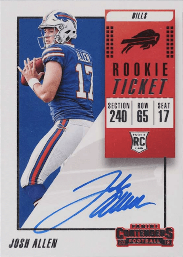 Josh Allen Rookie Cards Among NFL Season's Top Sellers