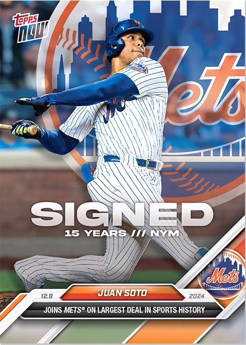 Juan Soto's First Mets Card Will Come with Randomly Inserted Autographs