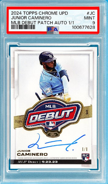 Notes: Wilt, Dr. J Jerseys, High-Grade Brown Rookie Sell; Caminero ...