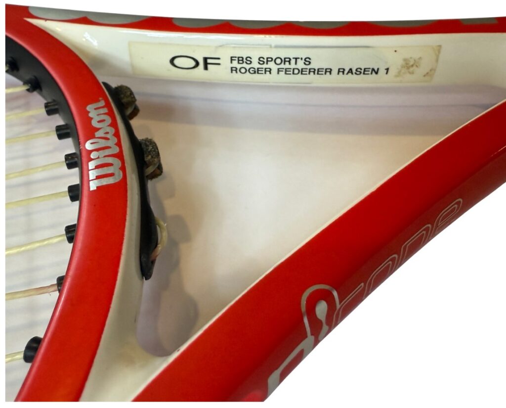 2004 Federer Wimbledon Final Racket Nets Six-Figure Price
