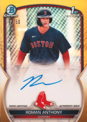 Rapid Rise: Roman Anthony Prospect and Rookie Cards