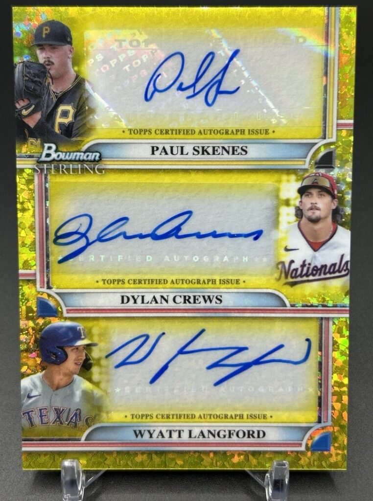 Dylan Crews Baseball Cards Among Market's Hottest