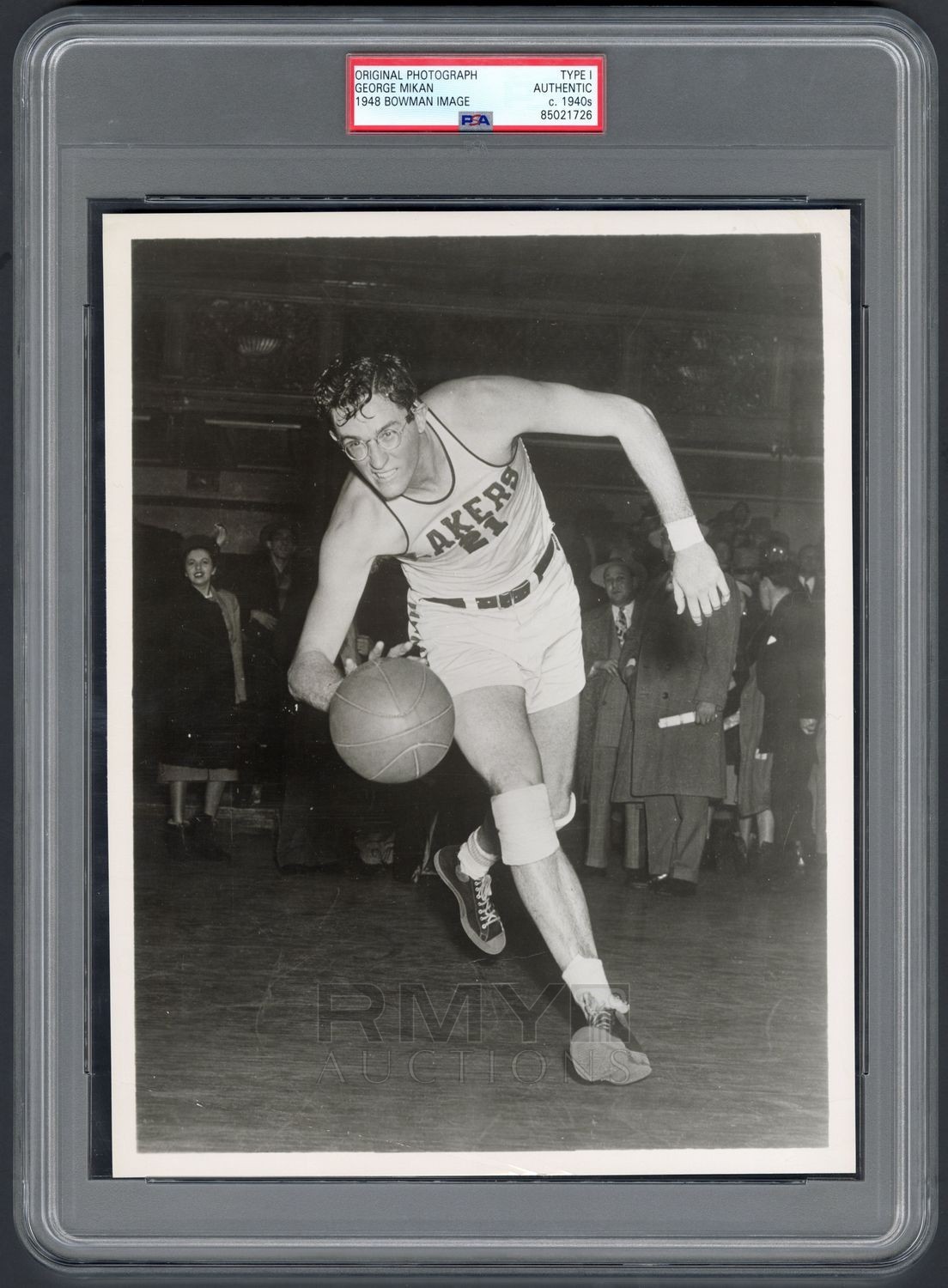 Mikan Rookie Card Photo Dribbles into RMY Auction