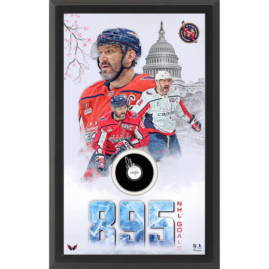 Cards, Ice, Autographs Commemorate Alex Ovechkin's 895th Goal