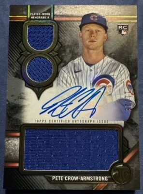 5 Great Pete Crow Armstrong Rookie Cards, Top 50 Most Watched