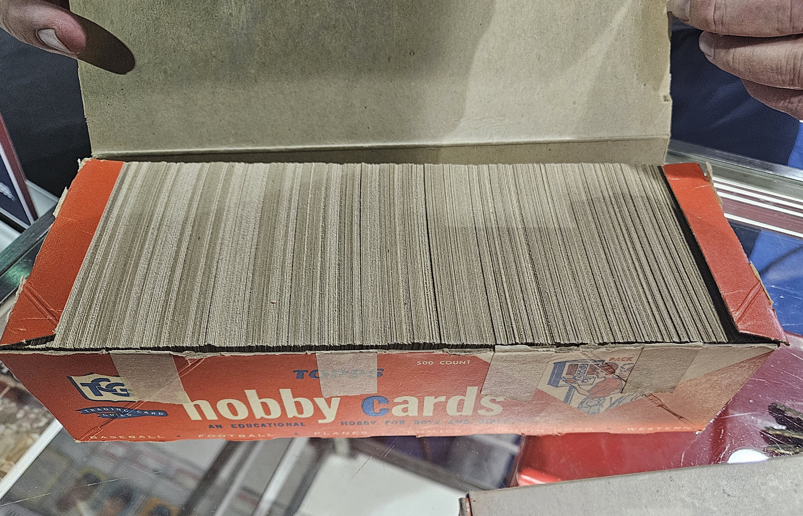 Behind the Stunning Find of Vintage Topps Football Card Vending Boxes
