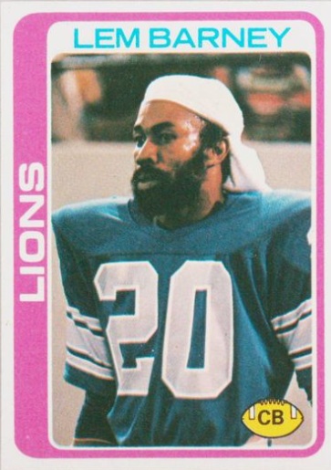 Lem Barney: Football Cards of the DB Who Had Backup Role On Iconic ...