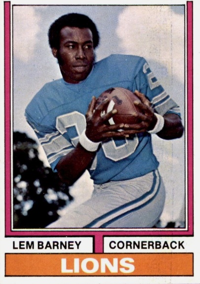 Lem Barney: Football Cards of the DB Who Had Backup Role On Iconic ...