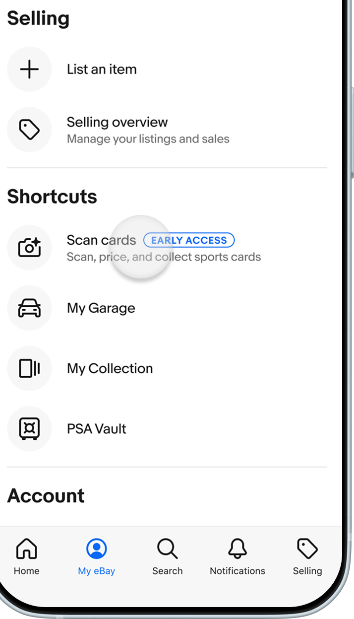 eBay Launches New Sports Card Price Guide Feature for App Users