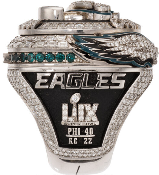 1st Eagles Super Bowl LIX Ring Hits Auction Block