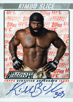 2009 Tops UFC Will Include Kimbo Slice Autographs