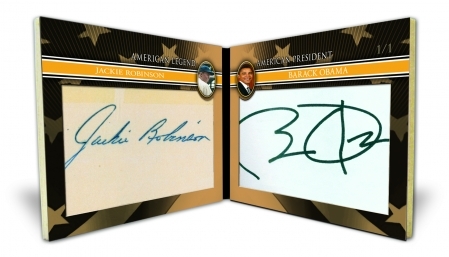 Topps Creates Robinson/Obama Dual Autographed Card